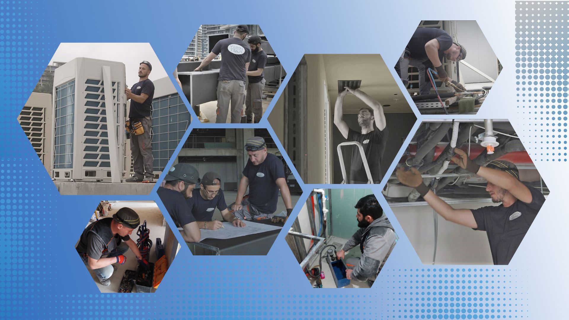 Installation of MEP systems and related processes - Verge